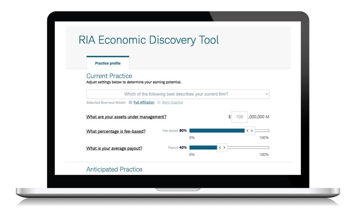 RIA Economic Discovery Tool | Advisor Services