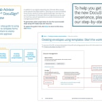 Screenshots of step-by-step DocuSign experience | Advisor Services