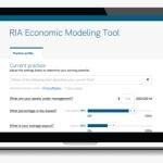 RIA economic discovery tool laptop image | Advisor Services